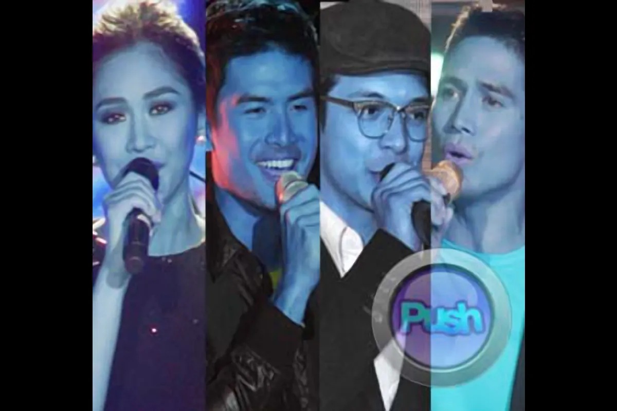 Sarah Geronimo, Christian Bautista, Jericho Rosales, and Piolo Pascual ...