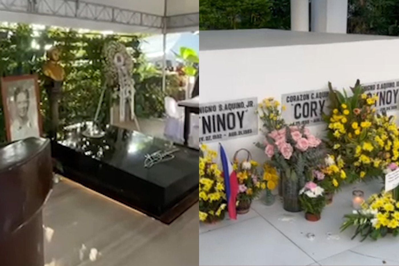 Marcos Jr. nagpadala ng bulaklak sa puntod ni Aquino | ABS-CBN News Marcos Jr. nagpadala ng bulaklak sa puntod ni Aquino | ABS-CBN News