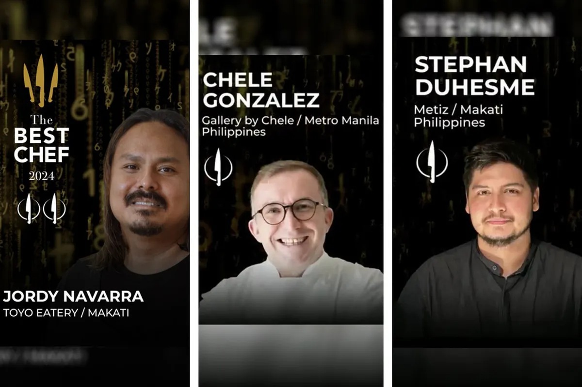 3 chefs from Philippines win at The Best Chef Awards in Dubai | ABS-CBN ...