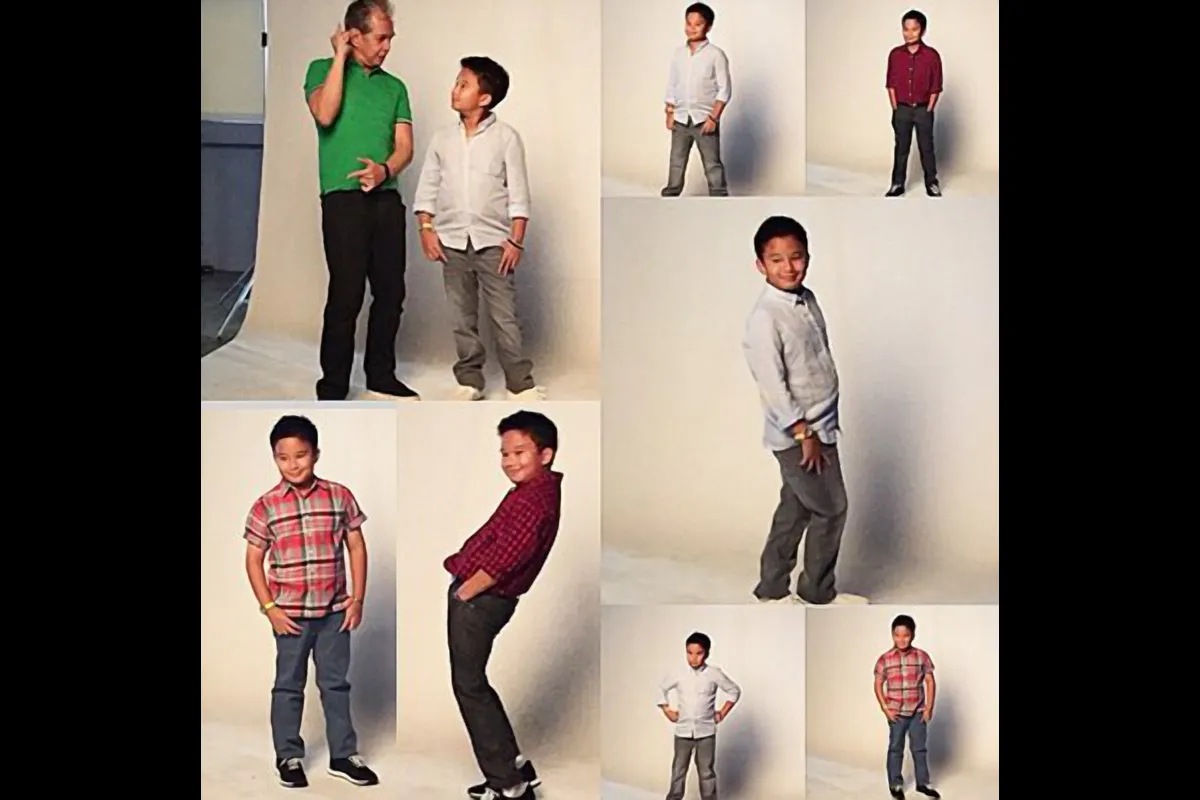 LOOK: Ang poging si Bimby at the shoot of Praybeyt Benjamin 2 poster ...