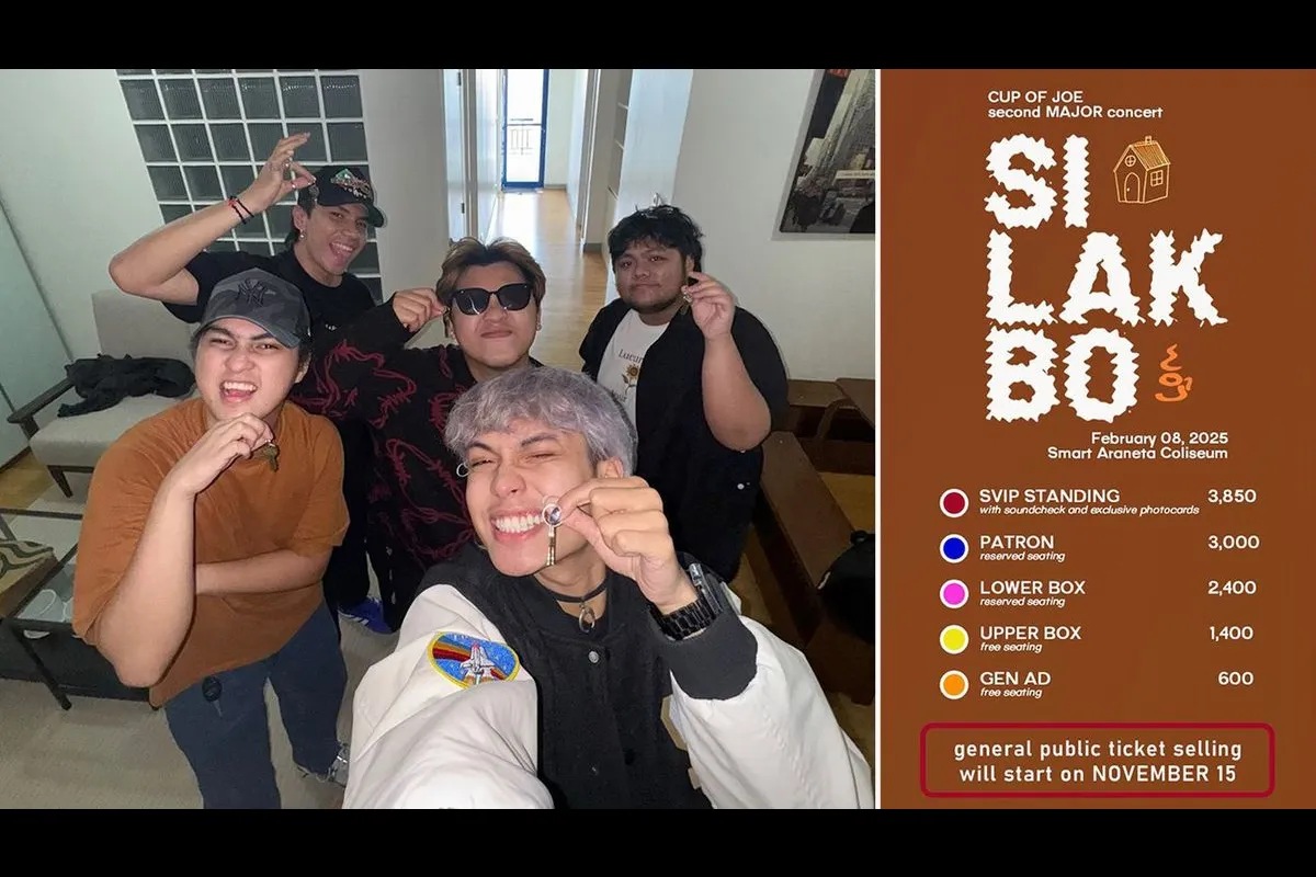 Here are the ticket prices for Cup of Joe Silakbo concert | ABS-CBN Entertainment