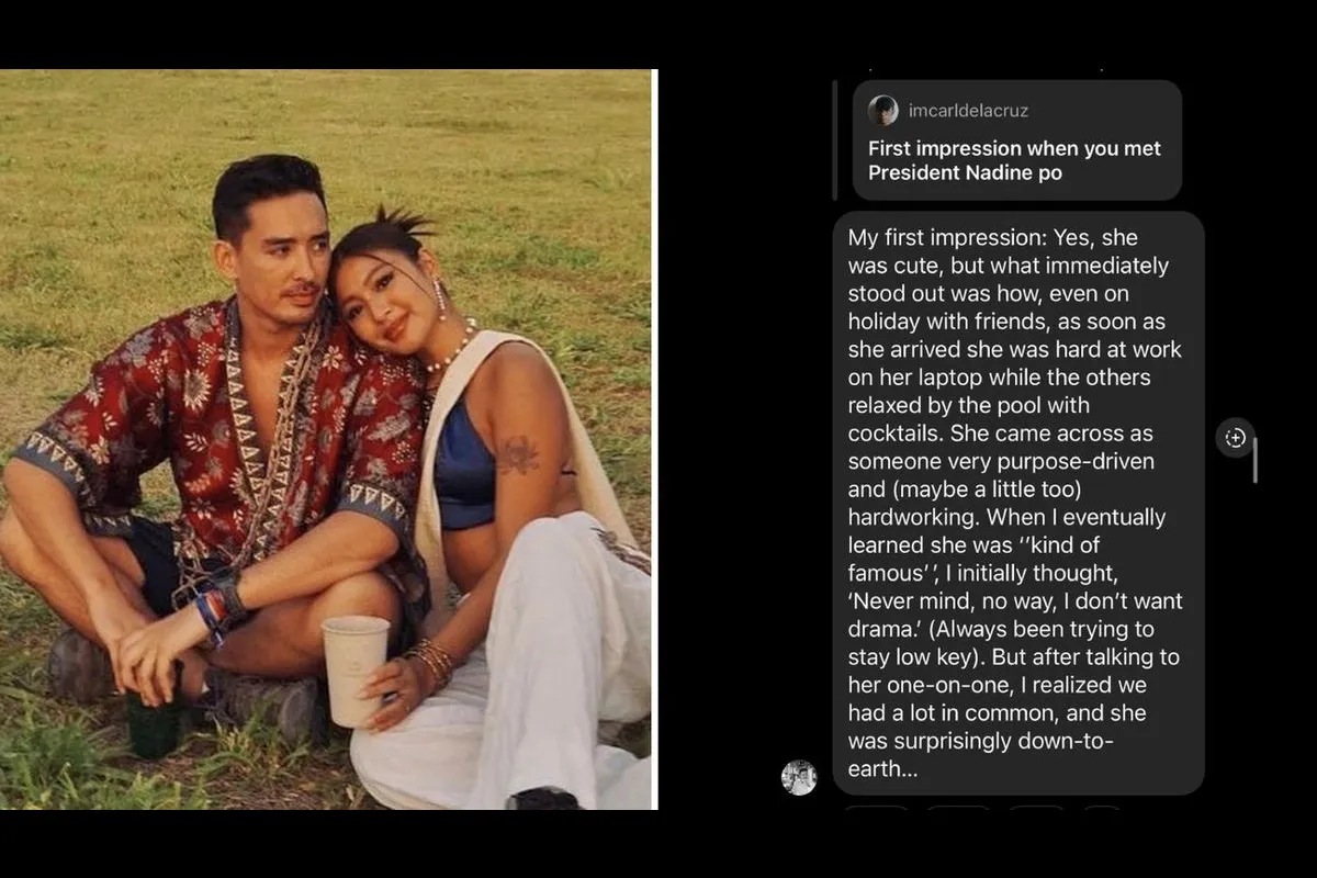 Christophe Bariou shares first impression of Nadine Lustre | ABS-CBN ...