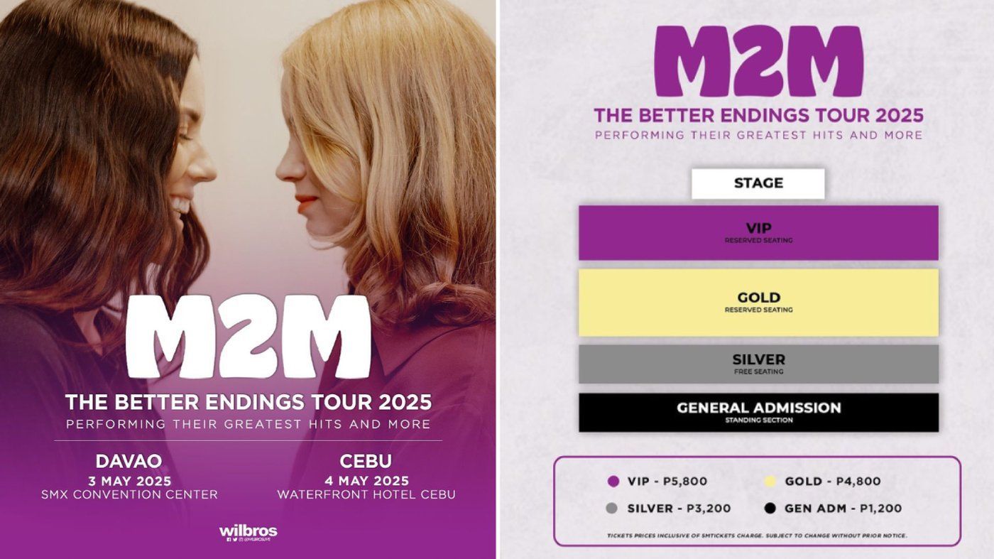 M2M brings ‘The Better Ending Tour’ to Davao and Cebu | ABS-CBN Entertainment