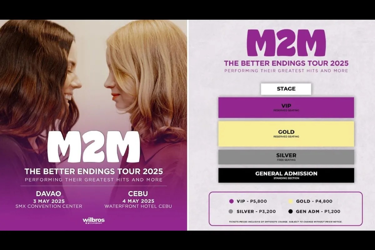 M2M brings ‘The Better Ending Tour’ to Davao and Cebu | ABS-CBN ...