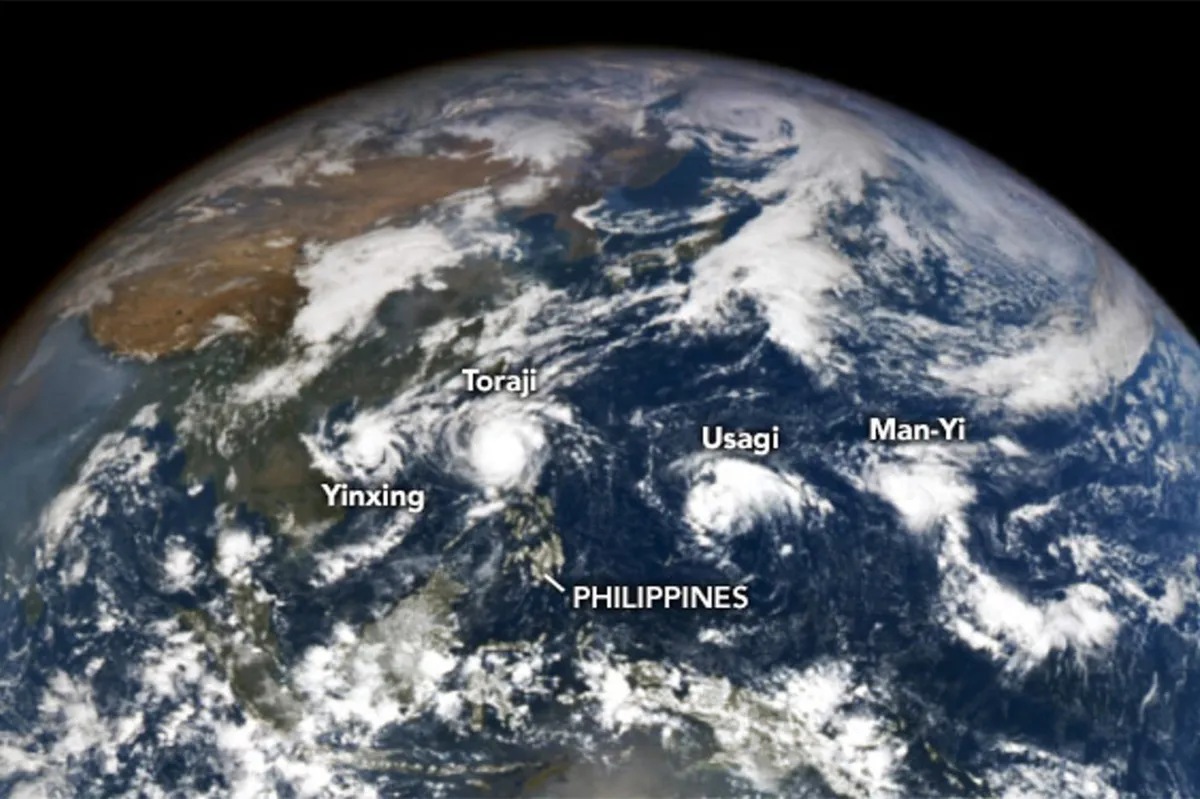 NASA: Philippines’ overlapping cyclones ‘unusual’ | ABS-CBN News