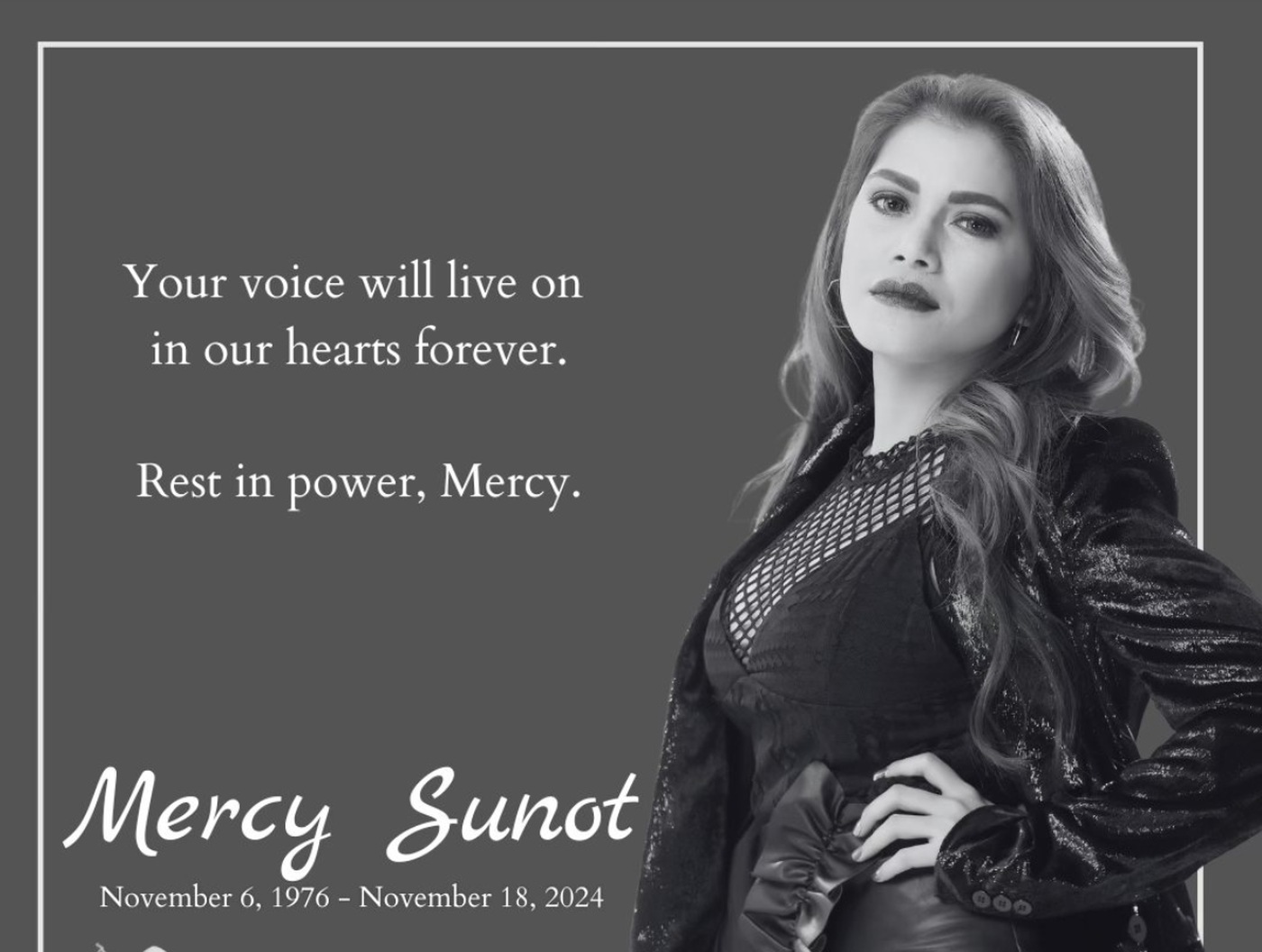 Aegis' Mercy Sunot passes away | ABS-CBN Entertainment