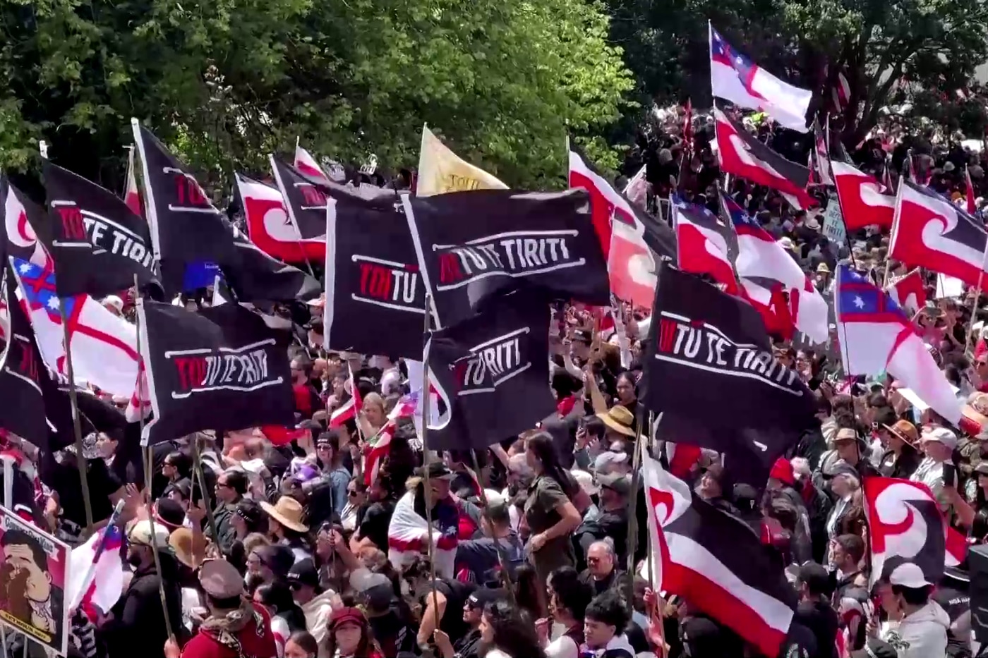 Tens of thousands march in New Zealand Maori rights protest | ABS-CBN News