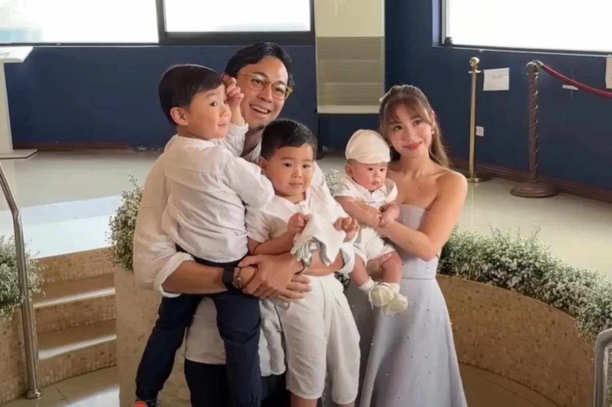 Kryz Uy, Slater Young’s third child Saxon baptized | ABS-CBN Entertainment