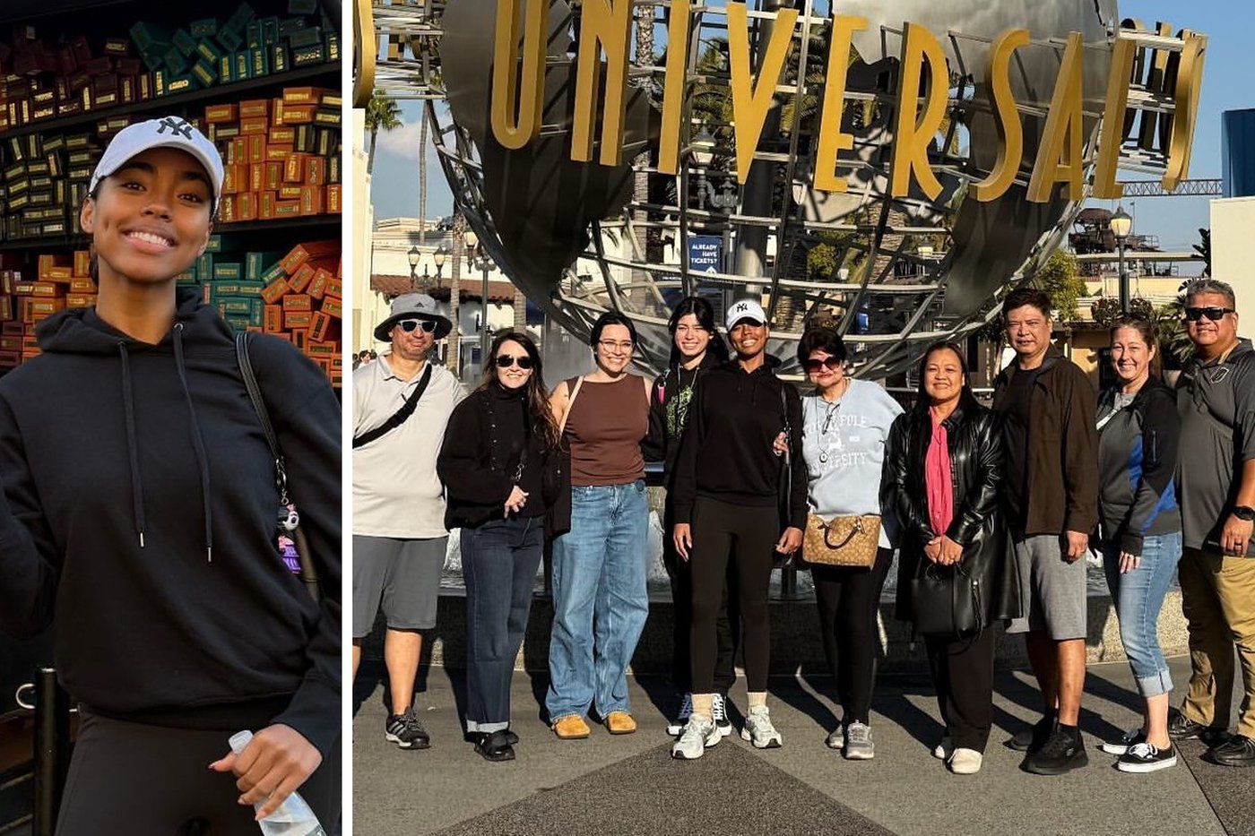 Chelsea Manalo explores Universal Studios Hollywood with her family ...