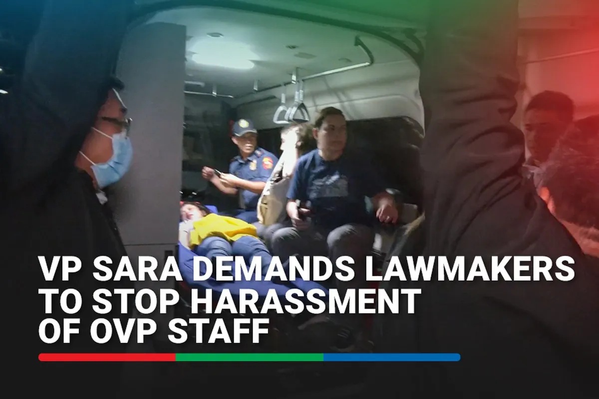 VP Sara demands lawmakers stop harassment of OVP staff | ABS-CBN News