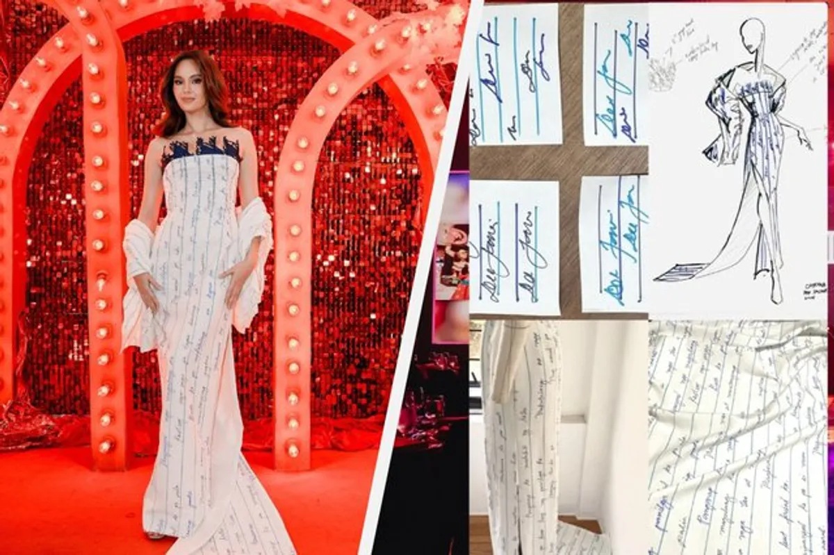 LOOK: Catriona Gray's dress for Legacy Ball features handwritten dreams ...