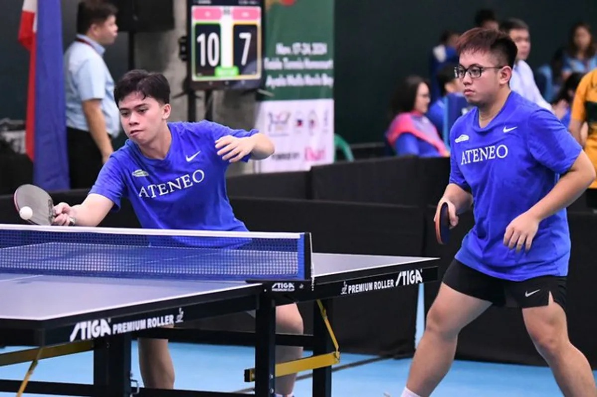 UAAP: Ateneo, FEU book seats in men's, women's table tennis finals ...