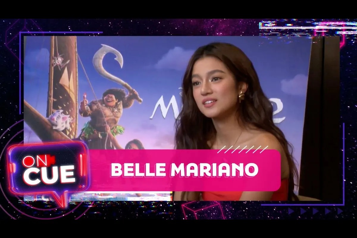 ON CUE: Belle Mariano, na-challenge sa pagkanta ng theme song ng 'Moana 2' | ABS-CBN Entertainment