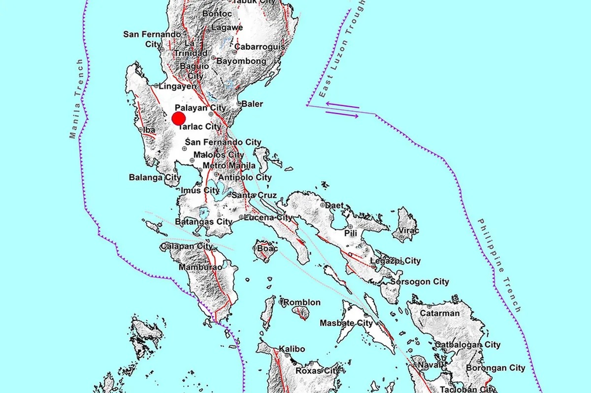 Magnitude 5.7 earthquake hits Tarlac, too deep to be felt: Phivolcs ...