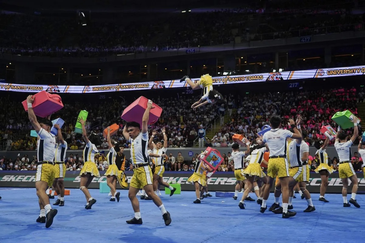 IN PHOTOS: UST Salinggawi Dance Troupe at the 2024 UAAP Cheerdance ...
