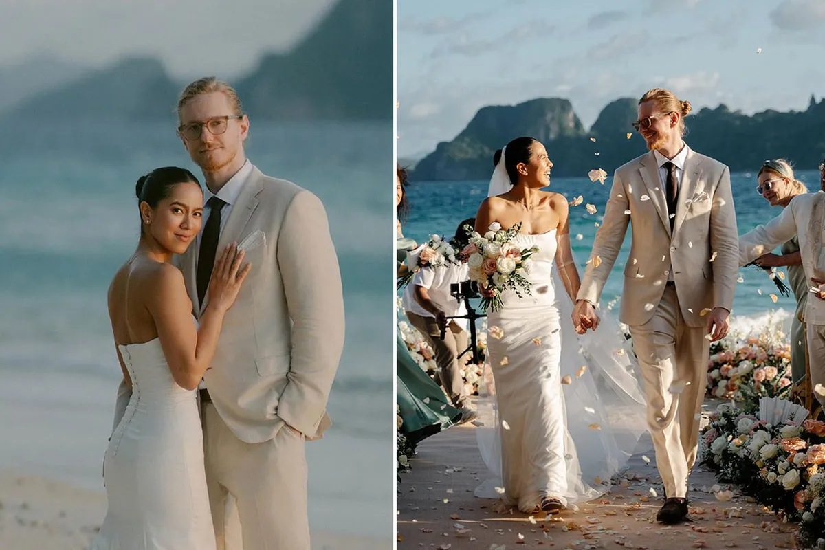 LOOK: Actress Mara Lopez marries American partner Chandler Booth in ...