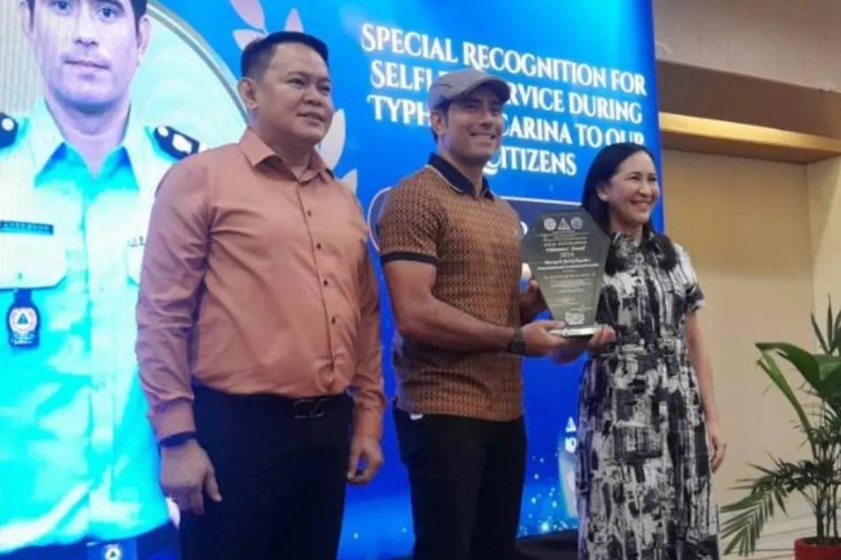 Gerald Anderson honored as Outstanding Volunteer for heroic typhoon ...