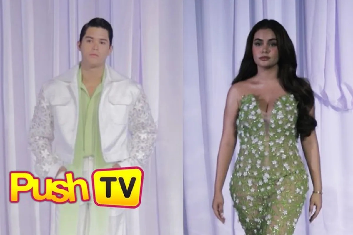Ivana Alawi, Kyle Echarri walk the runway at Jot Losa's fashion show ...