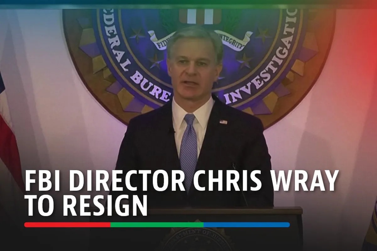 FBI Director Chris Wray to resign following Trump nomination of Patel ...