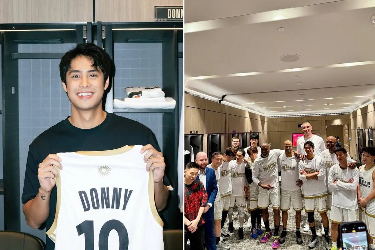 LOOK: Donny Pangilinan poses with NBA icons, international stars | ABS-CBN Entertainment