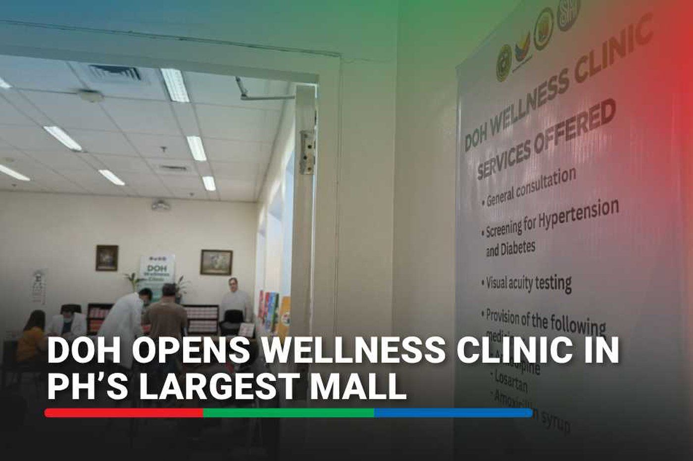DOH opens wellness clinic in PH’s largest mall | ABS-CBN News
