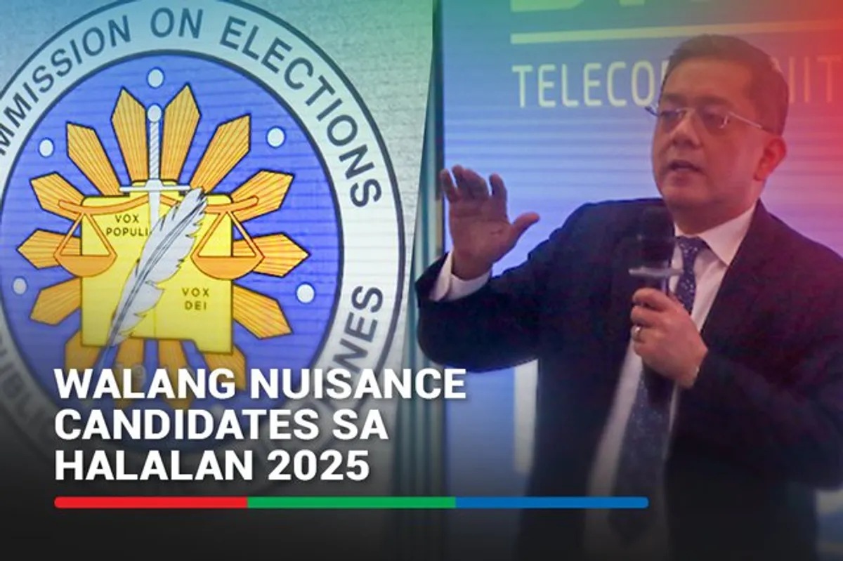 Comelec, sinigurong walang 'nuisance candidates' sa Halalan 2025 | ABS ...