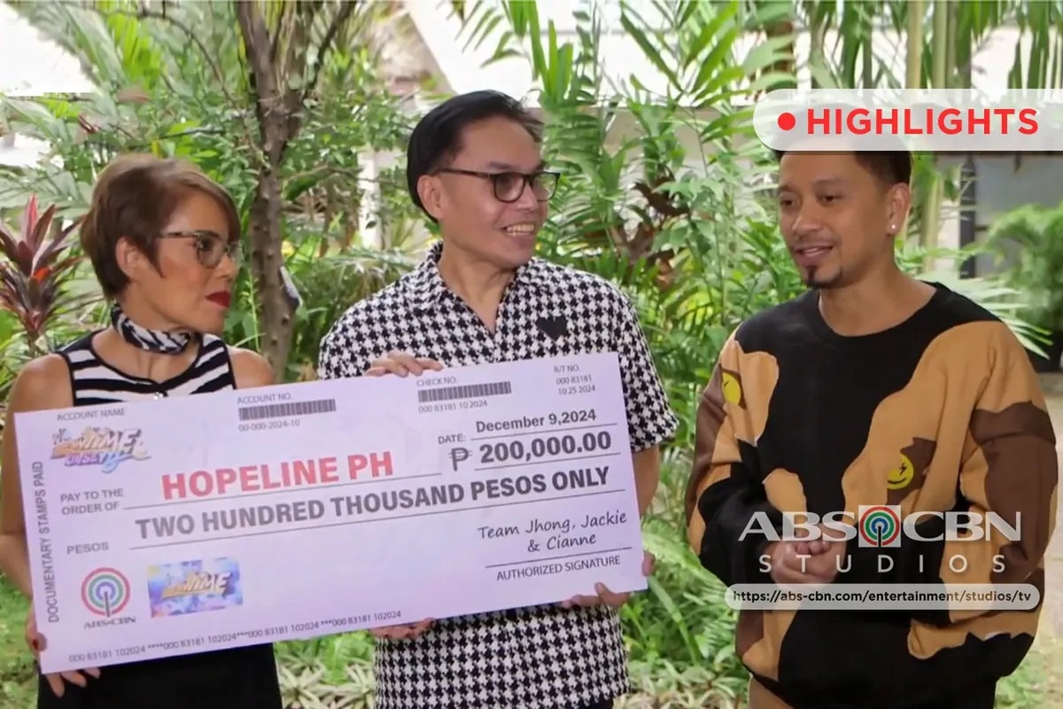 Team Jhong-Jackie-Cianne, ipinamahagi ang napanalunan nila sa ...