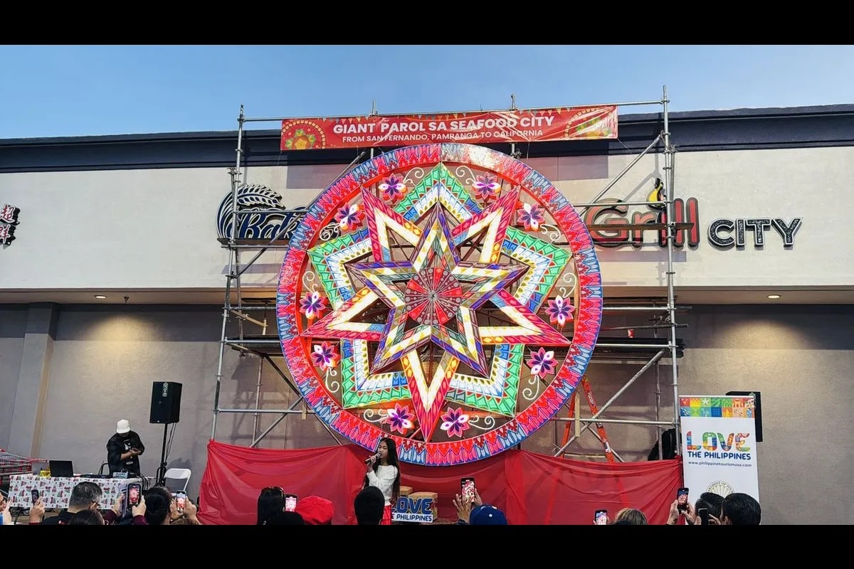 Filipino pride shines bright in California’s biggest parol-lighting ...