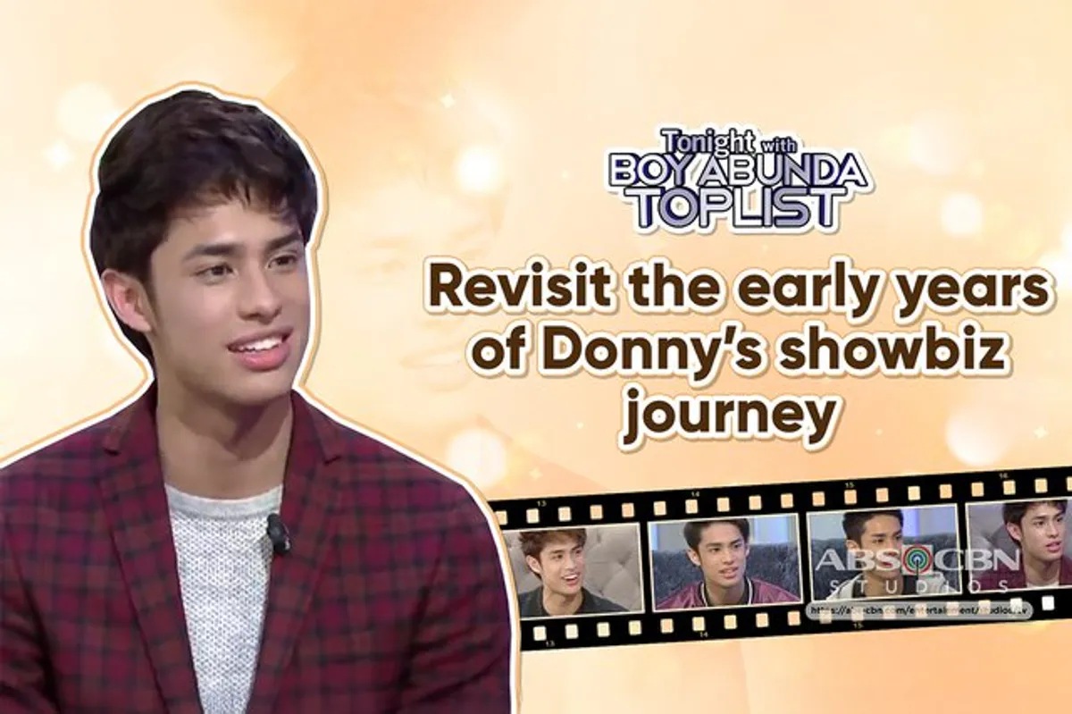 A look back on Donny Pangilinan’s early years in showbiz through his ...