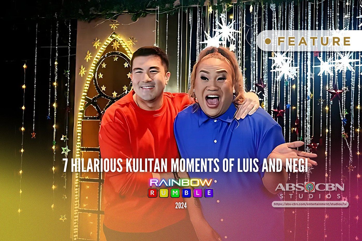 7 hilarious kulitan moments of Luis Manzano and Negi in “Rainbow Rumble ...