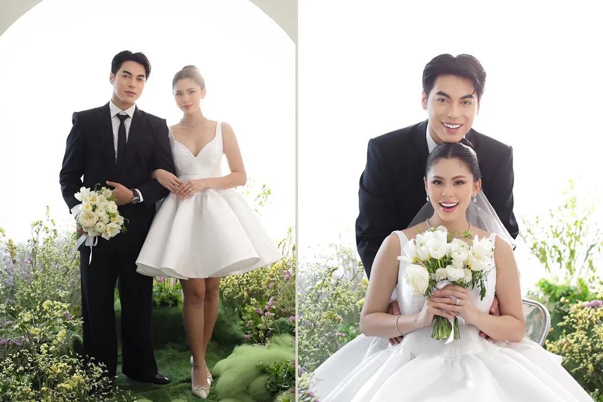 LOOK: Content creators Hajie Alejandro, Lenie Aycardo get married | ABS-CBN Entertainment