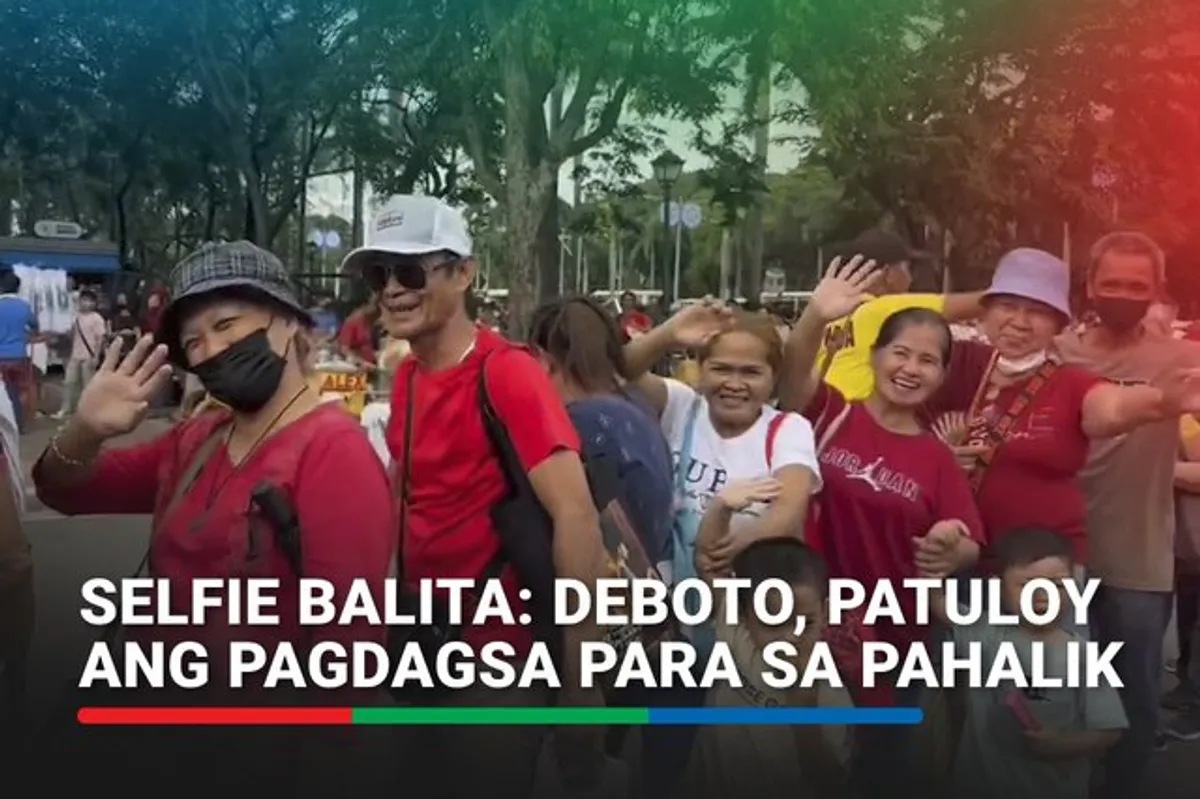 SELFIE BALITA: Deboto, patuloy ang pagdagsa para sa Pahalik | ABS-CBN News