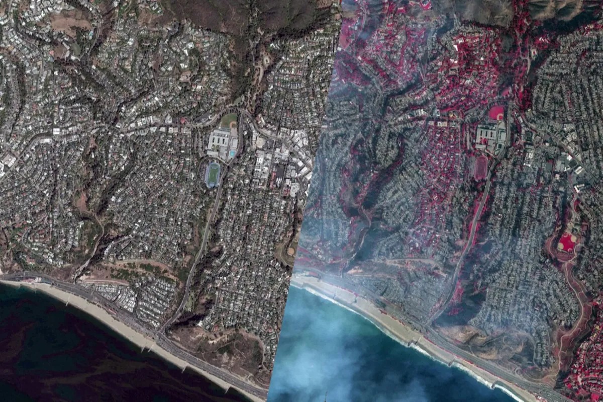 Before and after: Destruction of wildfires burning across California ...