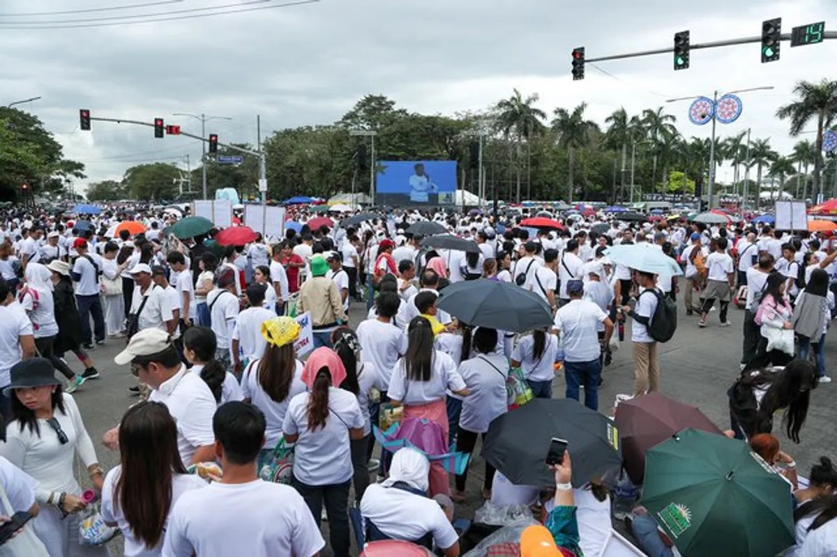 Police: Around 1.5 million members of INC attended peace rally | ABS ...