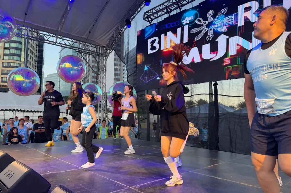 Nation’s girl group leads BINI Run 2025 with over 7,000 Blooms | ABS ...