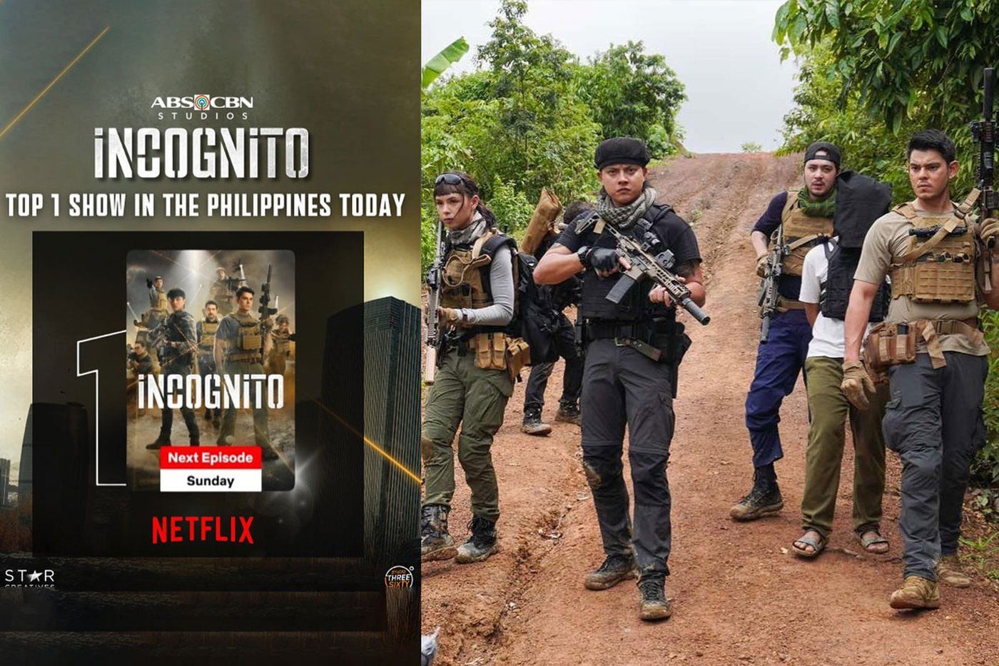 'Incognito' lands No. 1 spot on Top 10 TV shows on Netflix PH | ABS-CBN ...