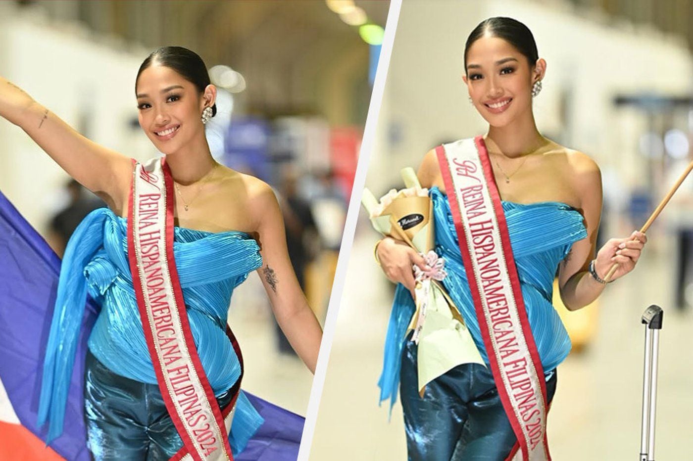 PH's Dia Mate arrives in Bolivia for Reina Hispanoamericana pageant ...
