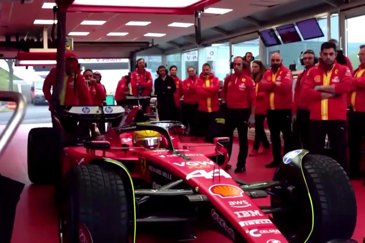 F1: Lewis Hamilton drives first laps as a Ferrari driver | ABS-CBN Sports