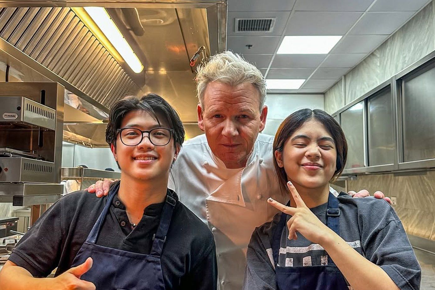 Niana Guerrero, Ranz Kyle take on a cooking challenge by Gordon Ramsay ...