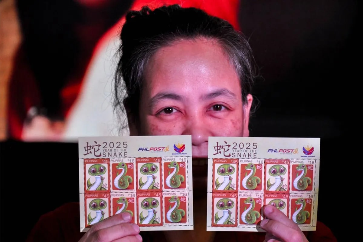 PHLPost debuts Year of the Wood Snake postage stamp | ABS-CBN News