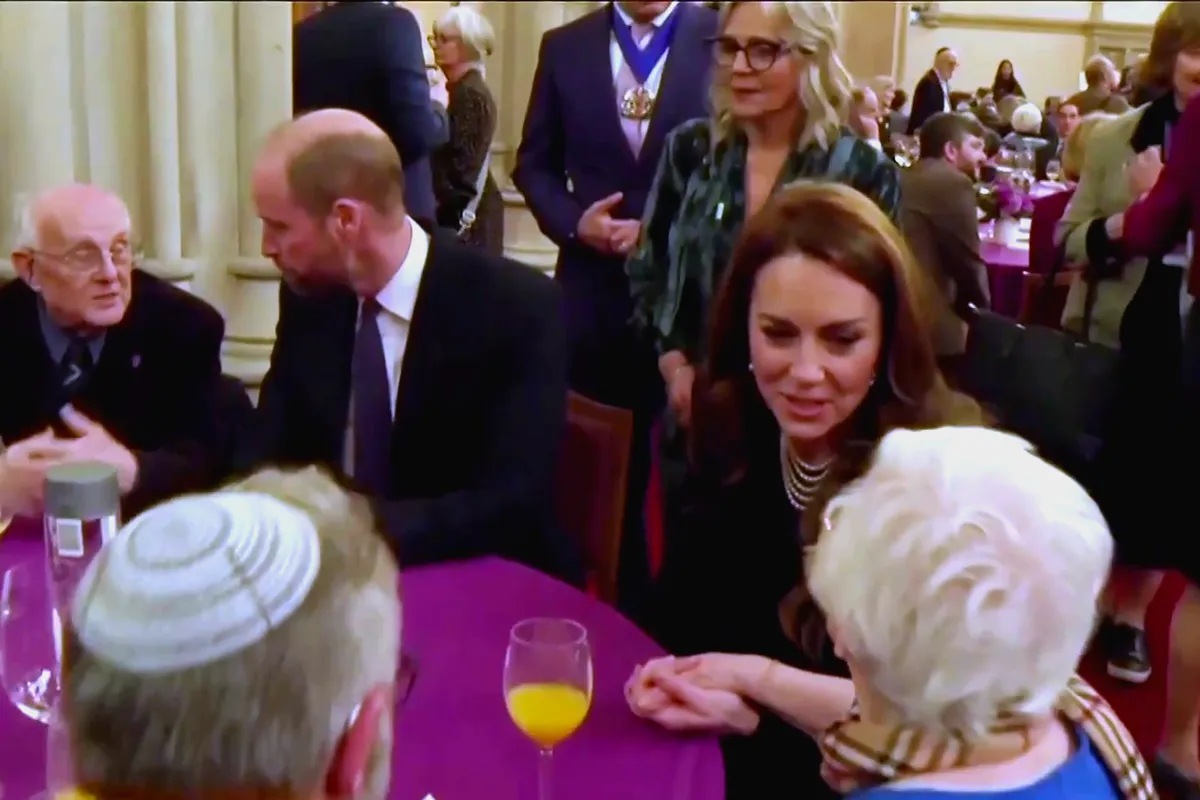 British royals William and Kate meet Holocaust survivors in London on ...