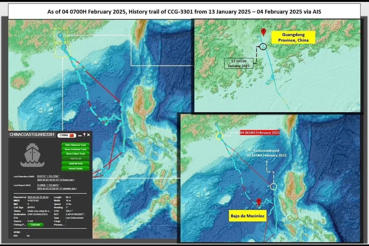 Two Chinese vessels seen off Pangasinan leave Philippine EEZ: coast guard | ABS-CBN News