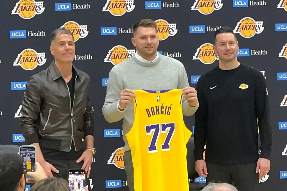 Luka Doncic welcomed as newest LA Laker | ABS-CBN Sports