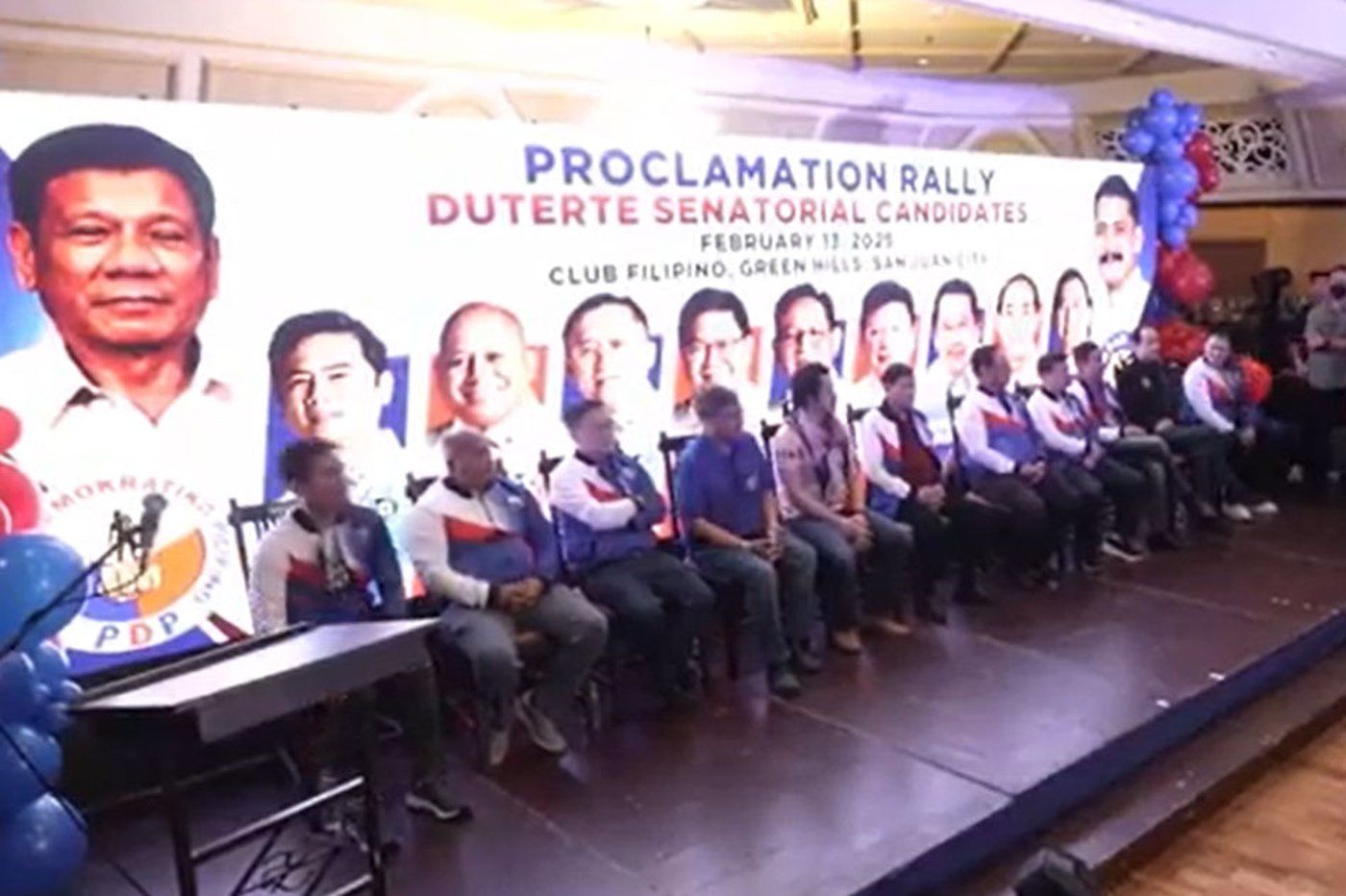 PDP Laban candidates woo voters in proclamation rally | ABS-CBN News