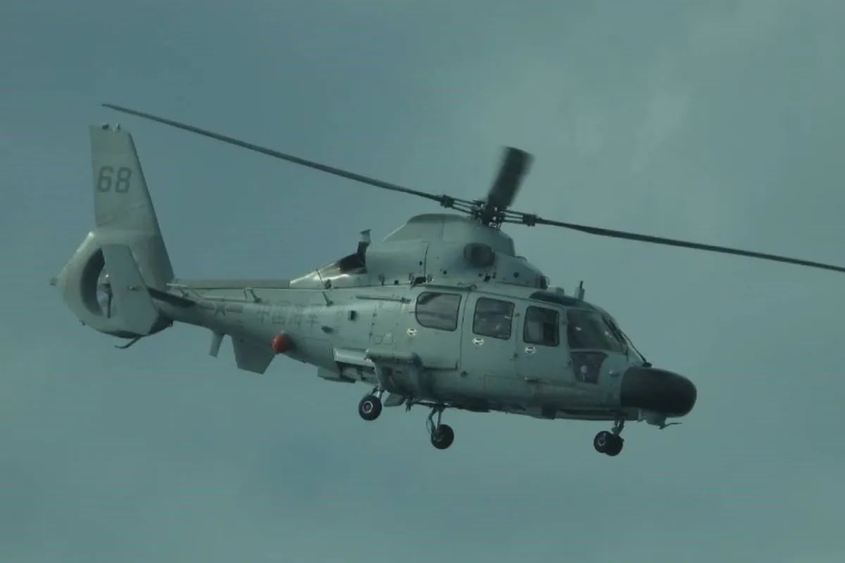 PCG: PLA Navy chopper ng China binuntutan at halos dikitan ang eroplano ...