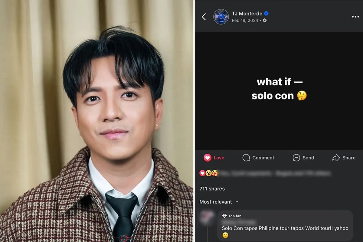 TJ Monterde recalls previous post manifesting solo concert: ‘WHAT IF ...