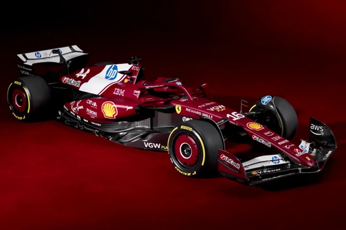 Ferrari unveil 2025 car as Hamilton talks of dream move - and speaks ...