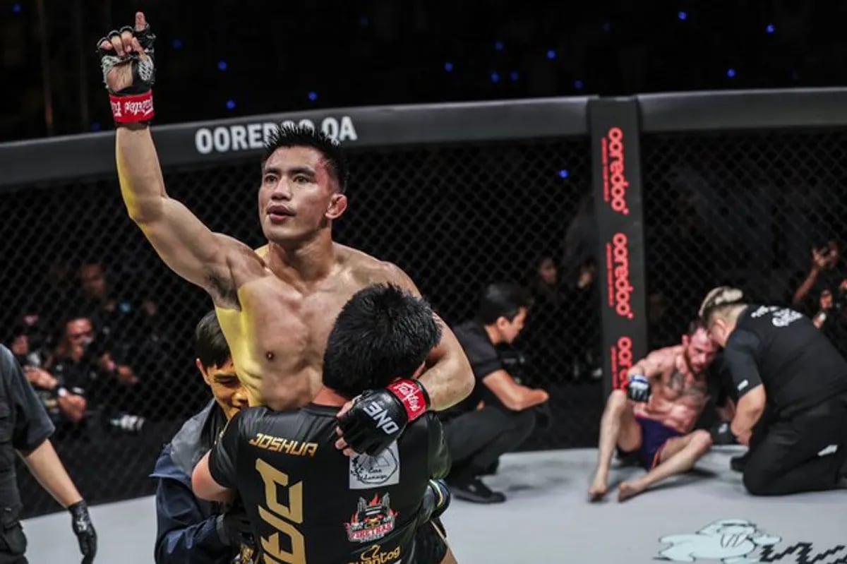 IN PHOTOS: Joshua Pacio unifies ONE Strawweight MMA World Title | ABS ...