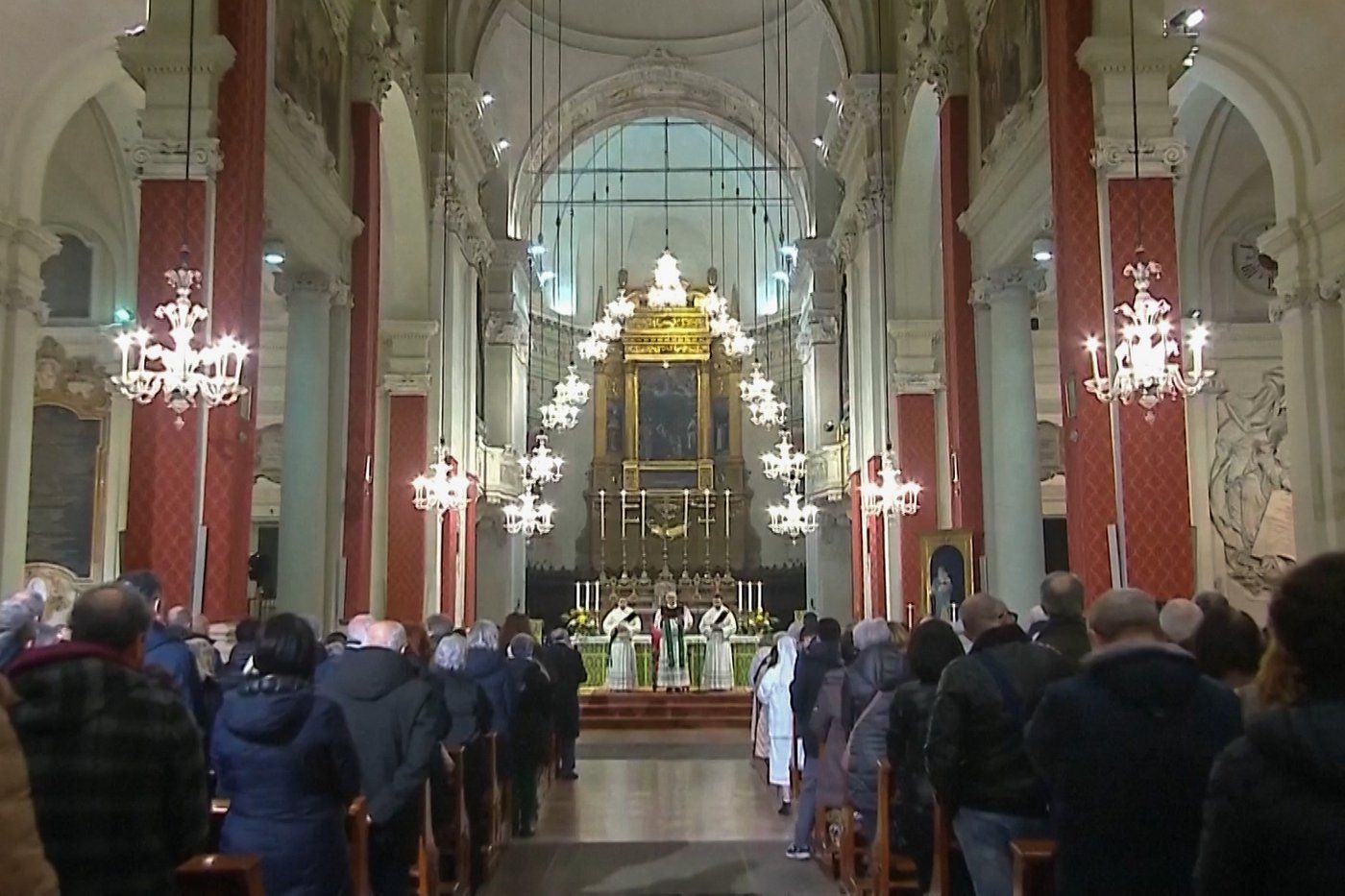 Cardinal Matteo Zuppi leads prayer for ailing Pope Francis in Bologna ...