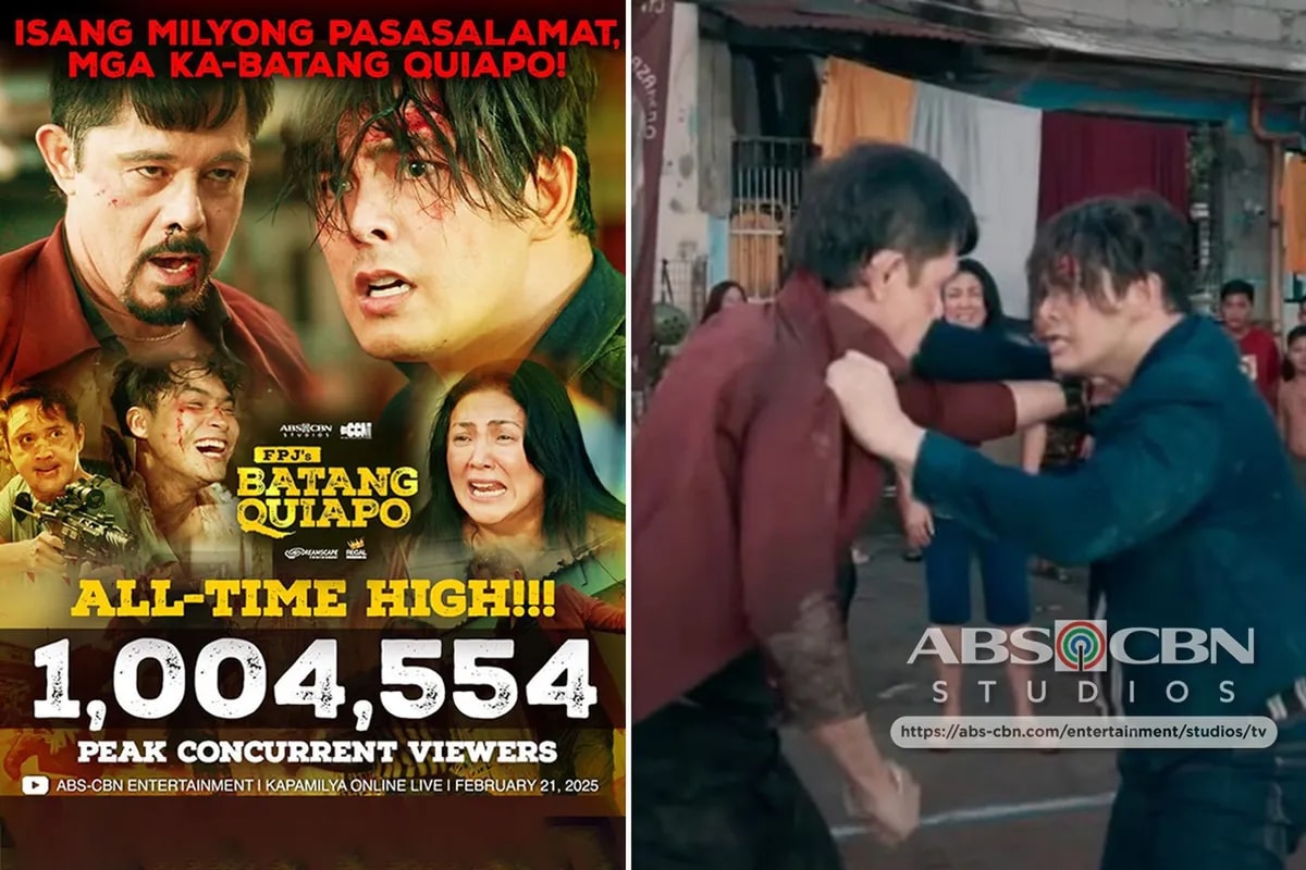 “FPJ’s Batang Quiapo” breaches all-time high of 1M concurrent online ...